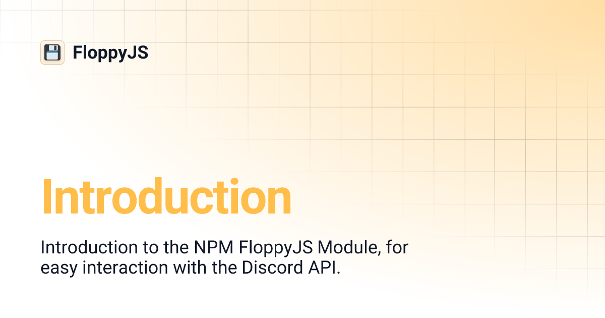 Introduction | FloppyJS